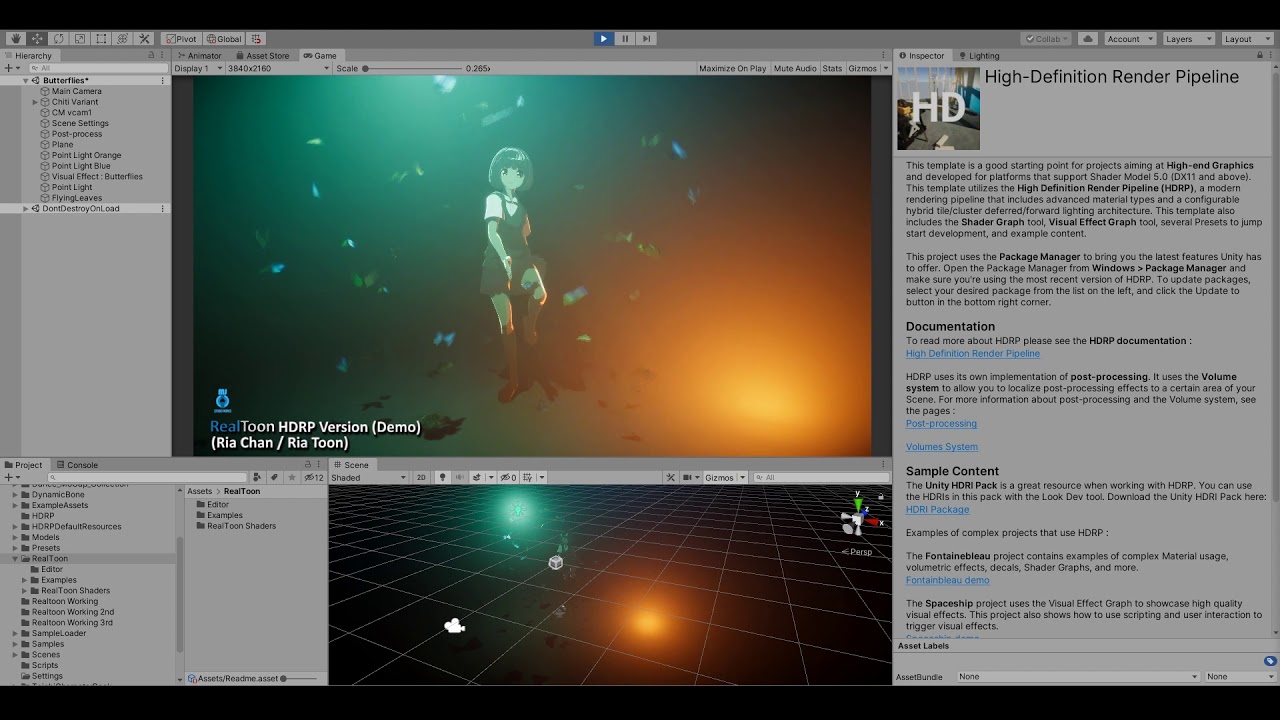 RealToon HDRP Version Demo - YouTube