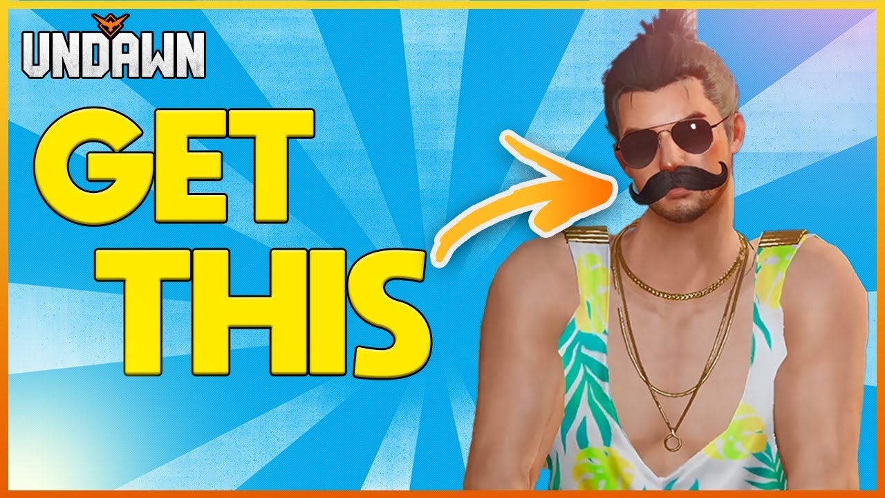 How to get fake mustache in undawn mobile - YouTube