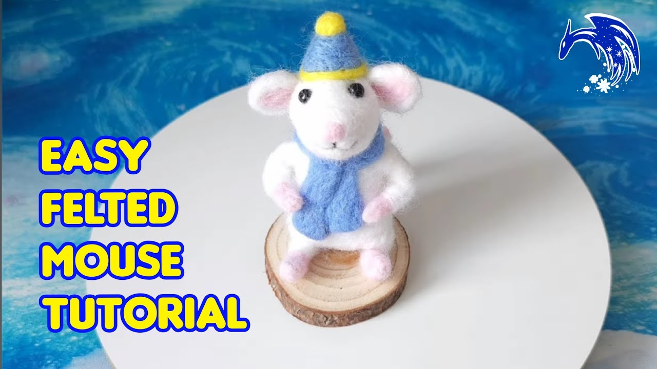 Handmade Mouse | Easy Needle Felting Tutorial - YouTube