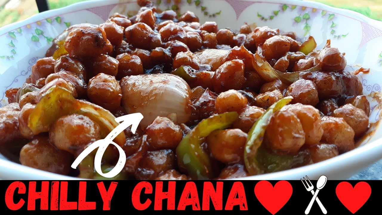 CHILLY CHANA | EASY AND TASTY | CHICKPEAS - YouTube