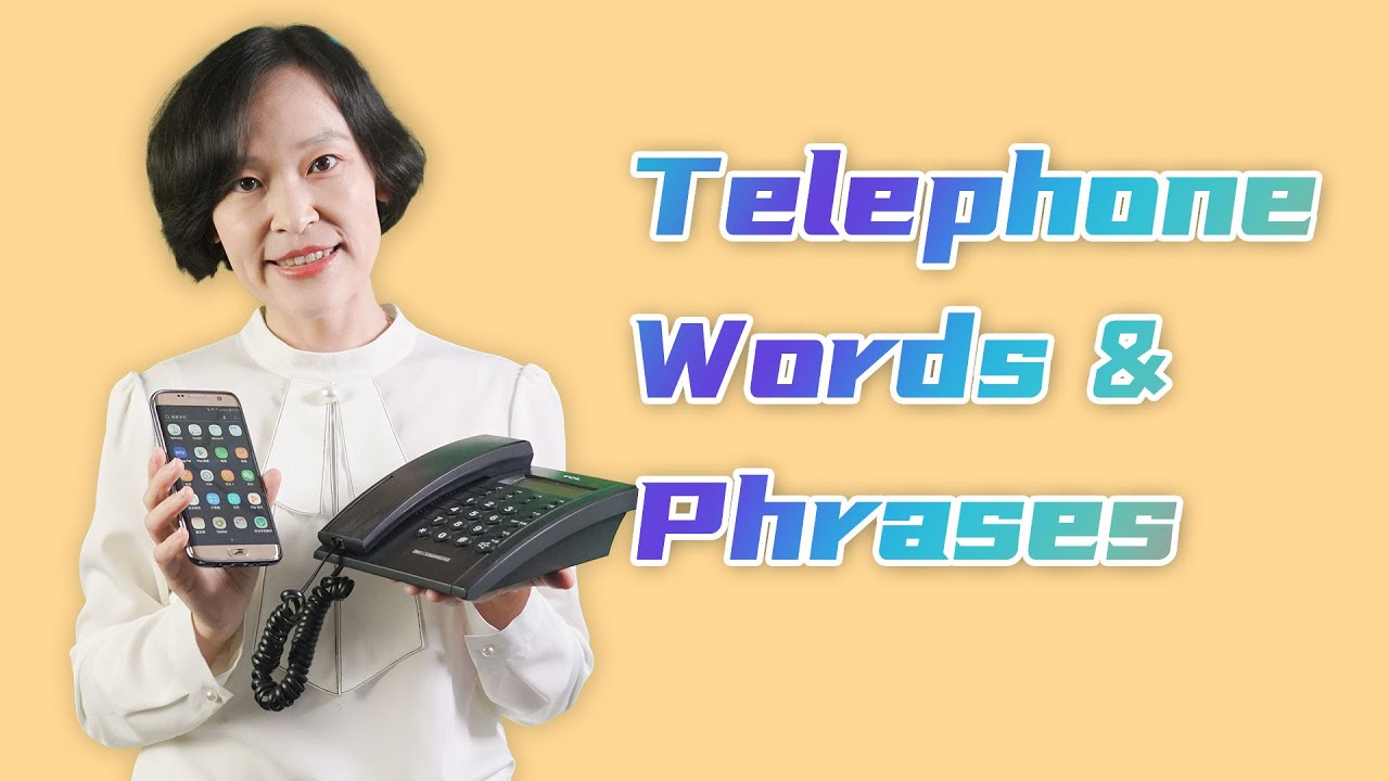 Telephone Words & Phrases | Learn Chinese Vocabulary - YouTube