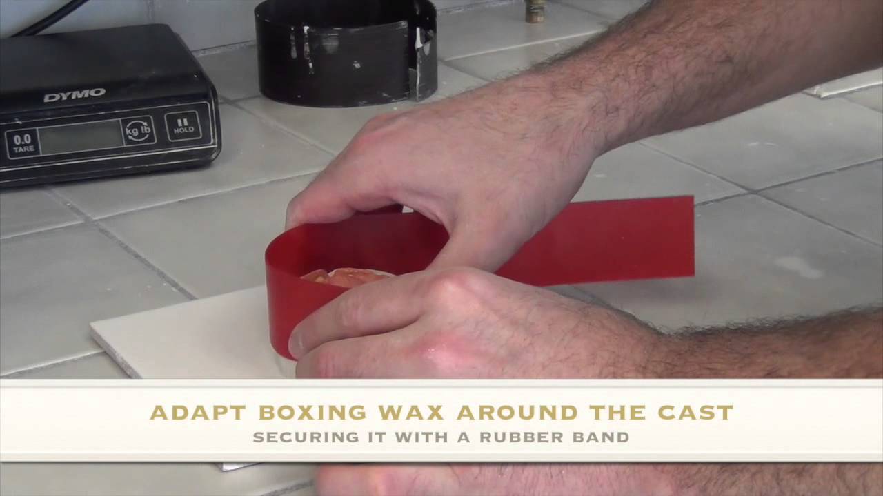 How To Pour and Base a Final Maxillary Denture Impression - YouTube