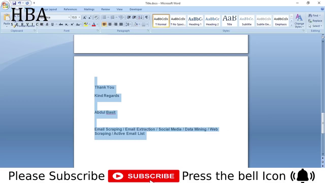 How To Create Effective Data Entry Gig On Fiverr Class 5 HBA Services ...