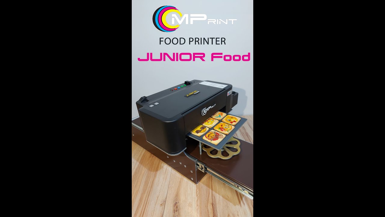 MPrint Junior Food. Flatbed Food Printer. Overview. - YouTube