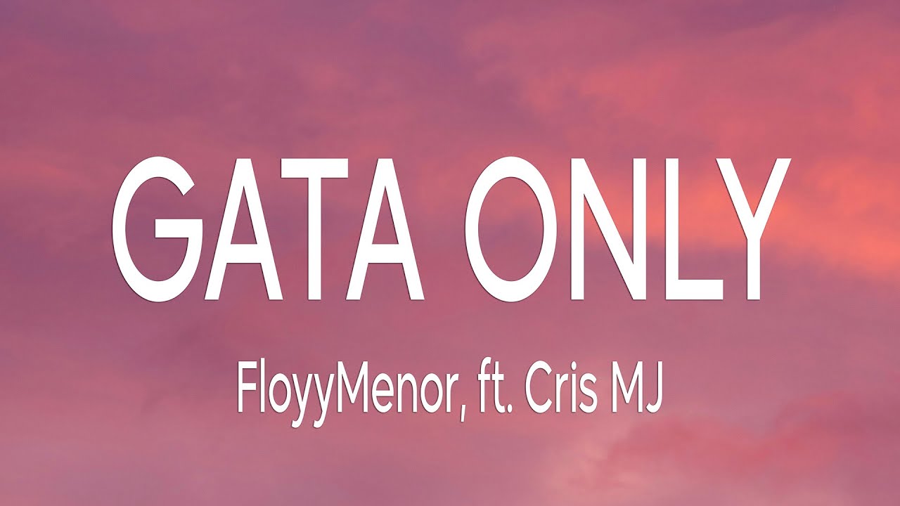 FloyyMenor - GATA ONLY ft. Cris MJ (Letra/Lyrics) - YouTube