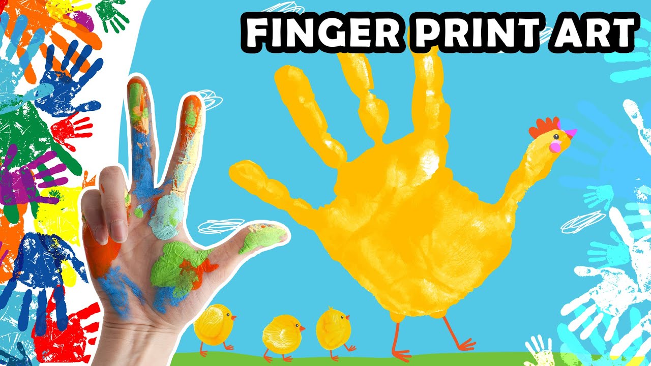 AMAZING FINGERPRINT ART IDEAS | Easy Simple THUMB PRINTING for Children ...