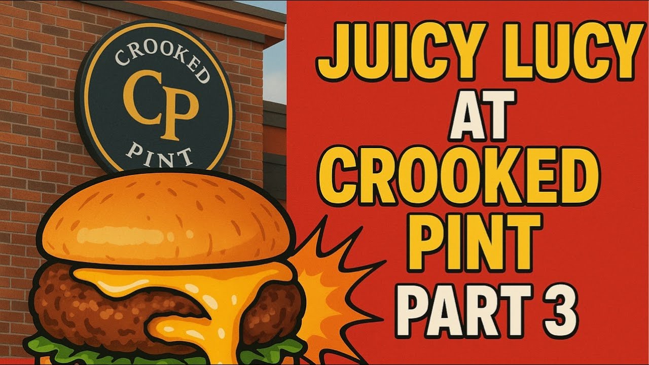 Juicy Lucy Review Part 3 Crooked Pint Minnesota Live Food Review - YouTube