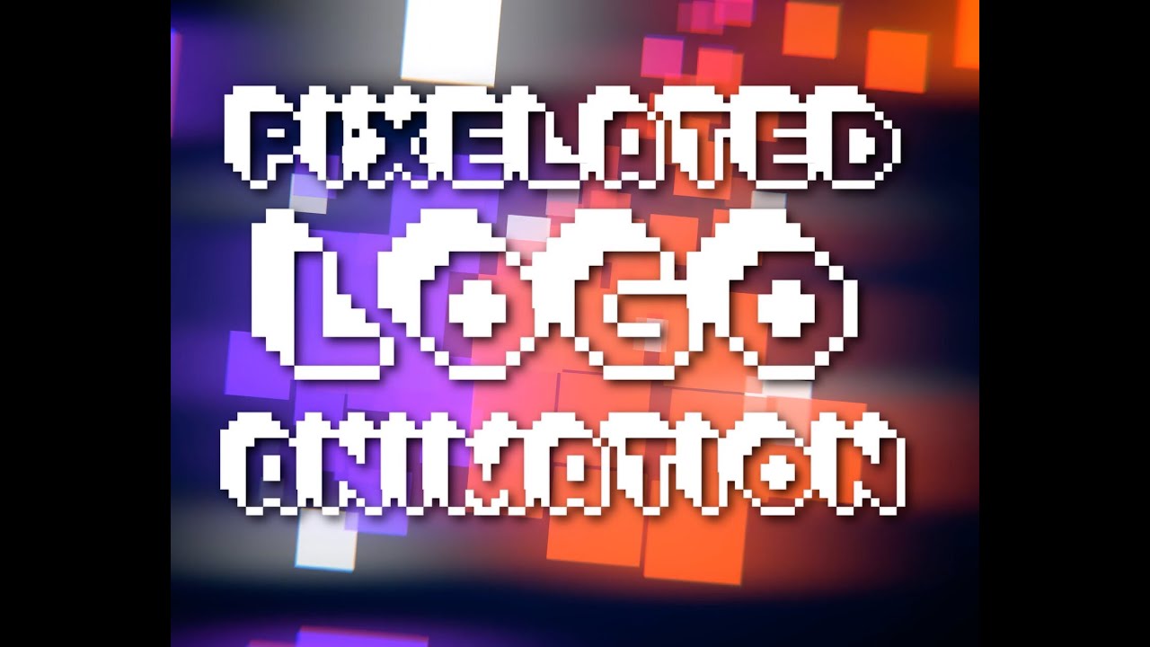 Personalized Pixelated Logo - Logo reveals from the fading pixels - use ...