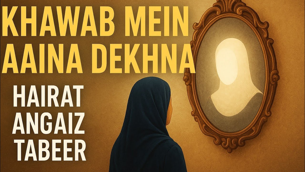 Khawab Mein Aaina Dekhna | Hairat Angaiz Tabeer | Dream Mirror Meaning ...