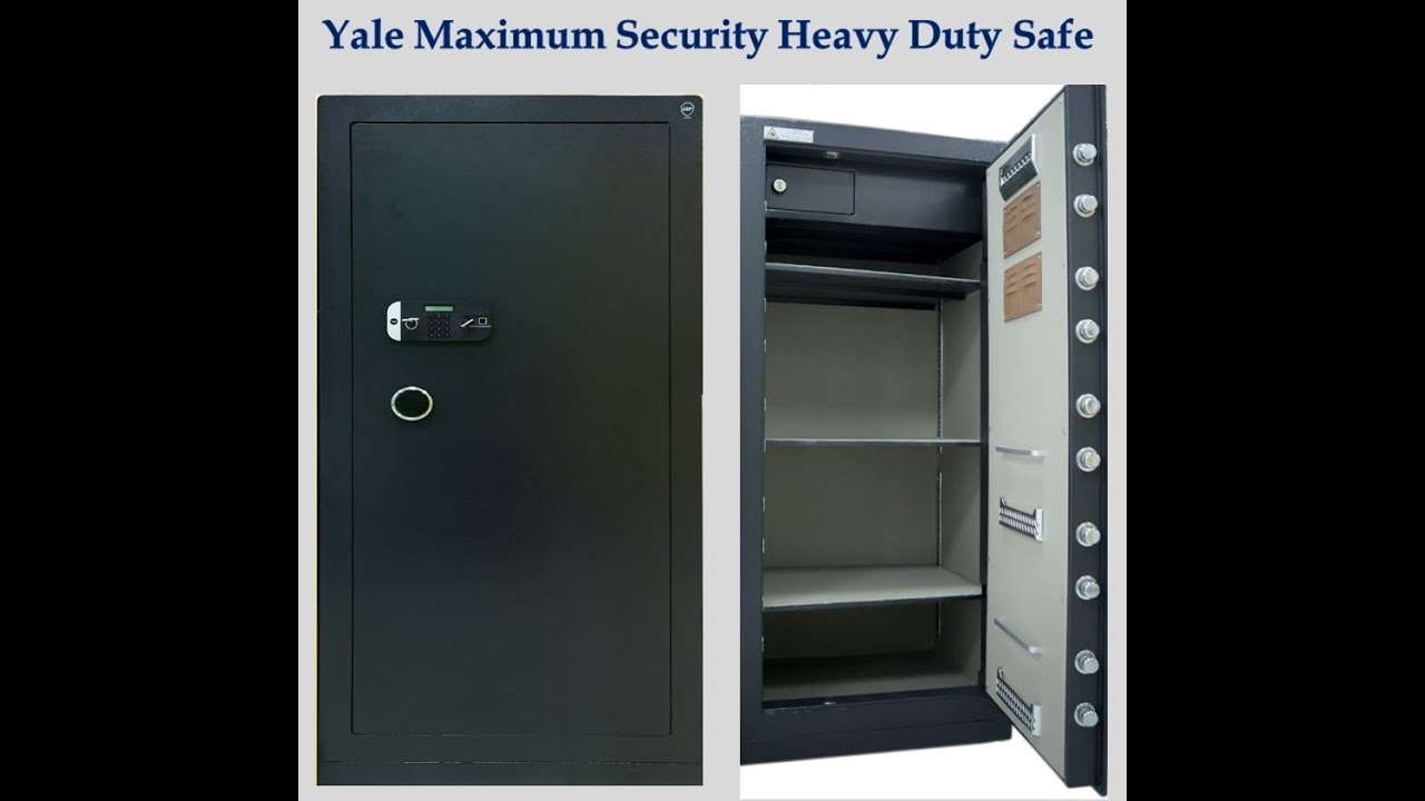 Yale Maximum Security Heavy Duty Safe by AmbiLiv - YouTube