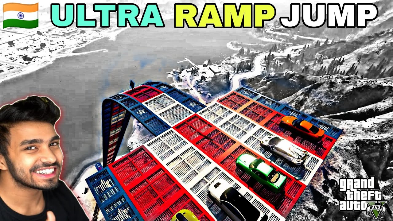 🔥 ULTRA RAMP JUMP EVER IN GTA 5 HISTORY | GTA5 |@Techno Gamerz # ...