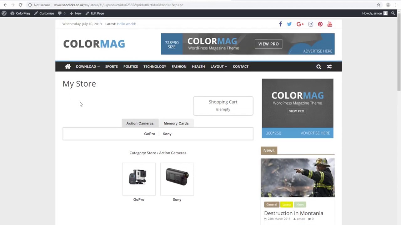 Eaiest Way To Add A Shop Storefront To Any Wordpress Website - YouTube