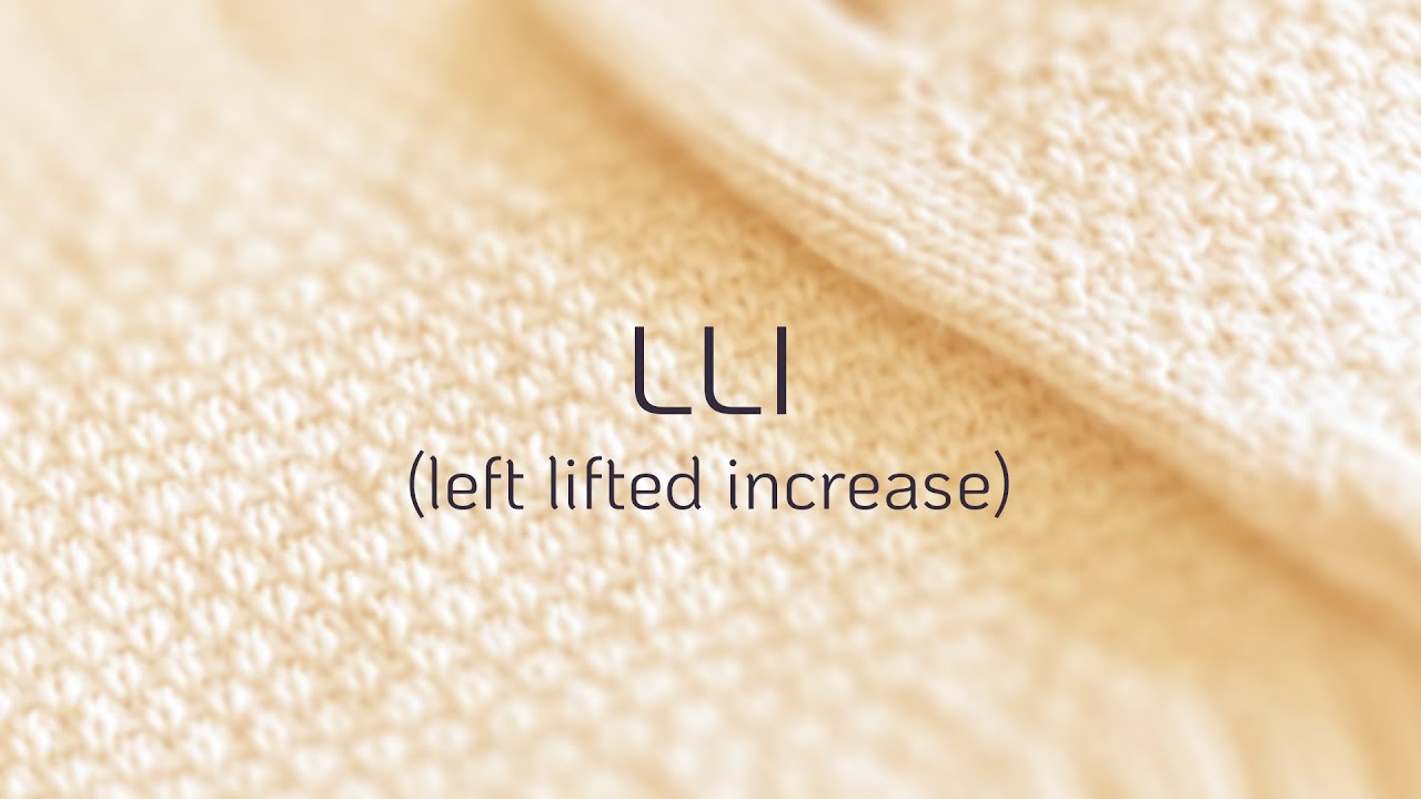 LLI (left lifted increase) - YouTube