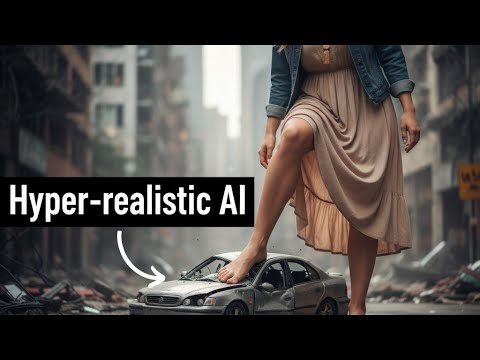 Watch a Giant Woman Crush Cars with Bare Feet and Heels