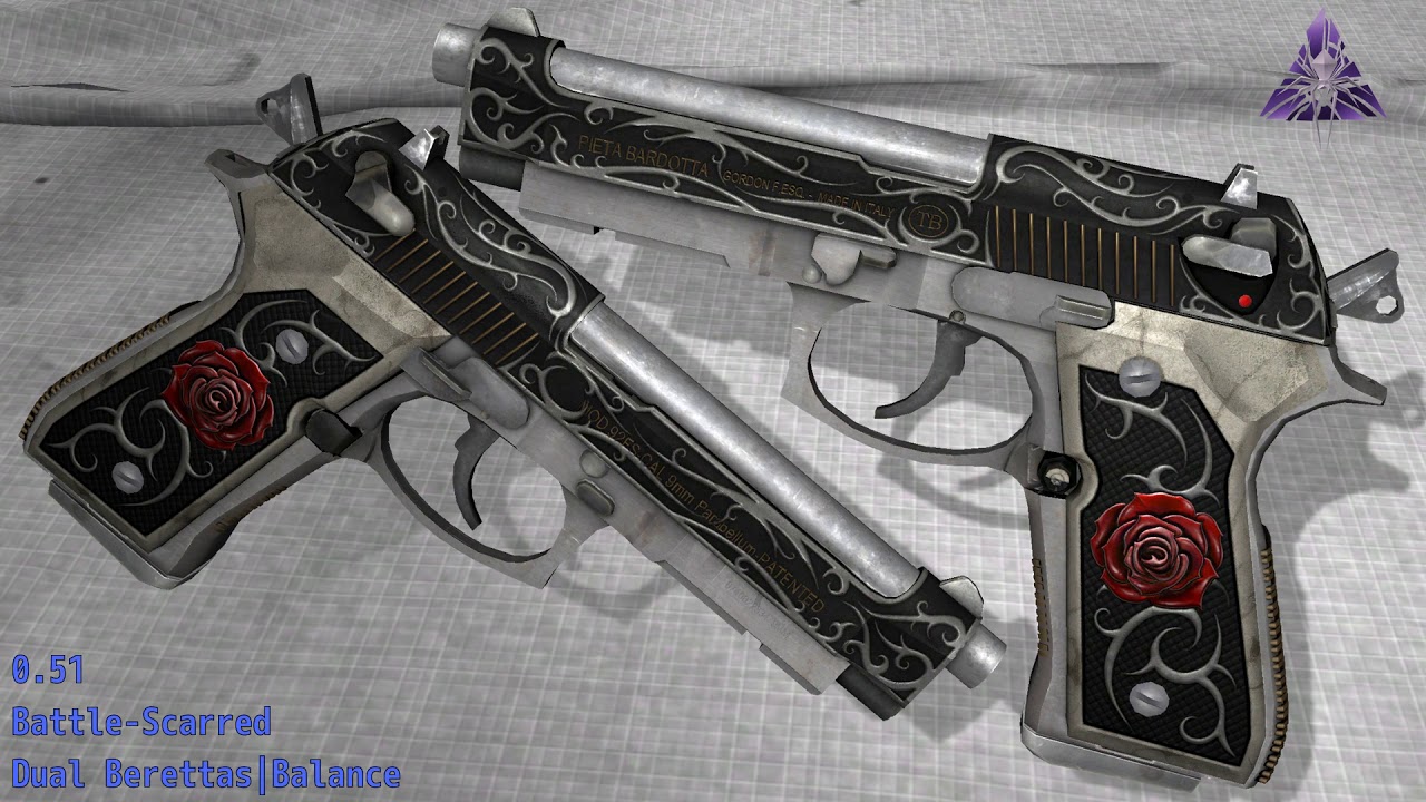 Dual Berettas Balance - Skin Wear/Float - YouTube
