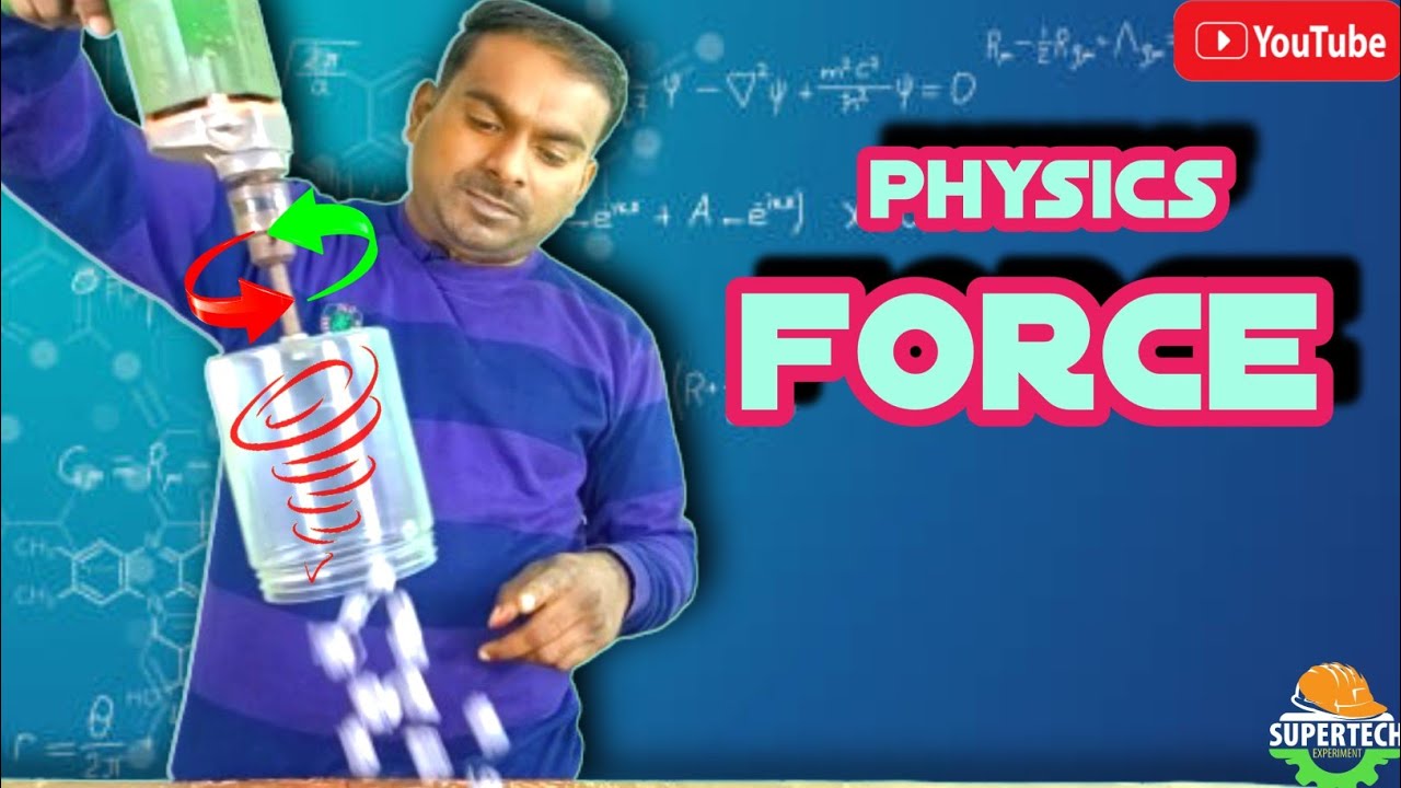 Centrifugal Force Science Project ll #3 Gravity Experiment - YouTube