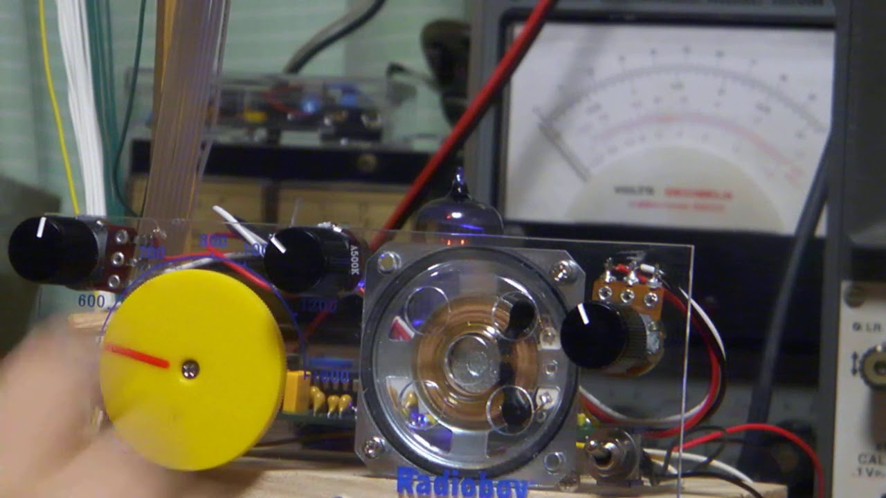 通電確認：tda1072+12au7ラジオ - YouTube