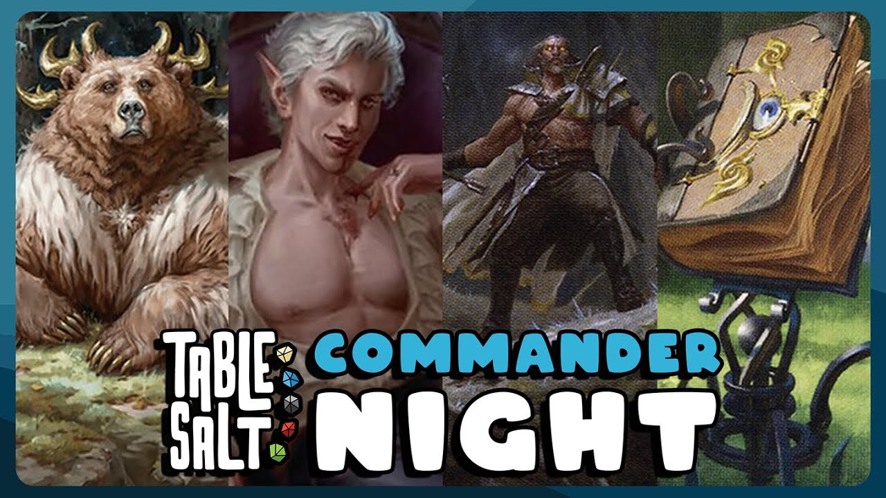 Shirtless Vampires vs Werewolves vs Bears vs a Book | Table Salt Commander Ep #2 - YouTube
