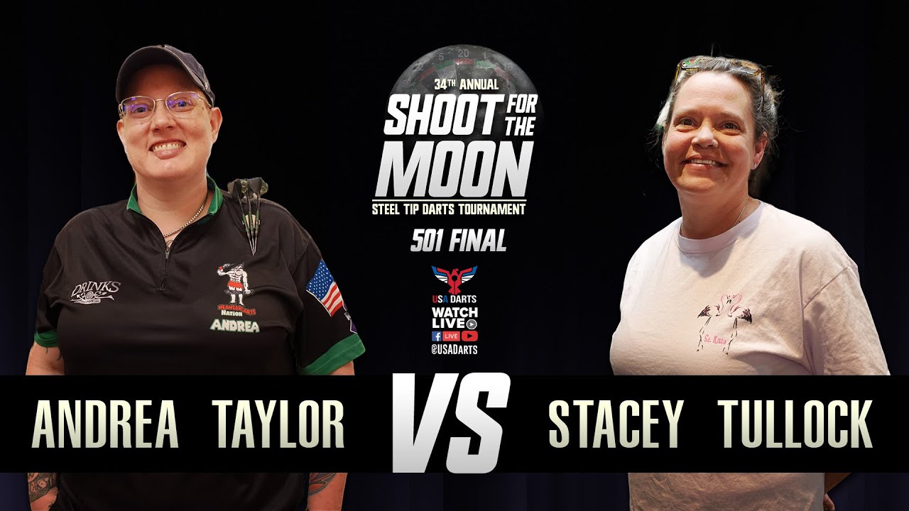 Andrea Taylor vs Stacey Tullock | 501 Final | Shoot for the Moon - YouTube