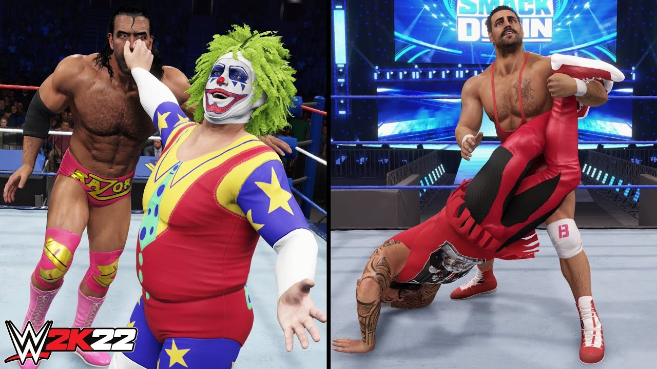 WWE 2K22 Clowning Around Pack - Every DLC Move (All New DLC Moves ...