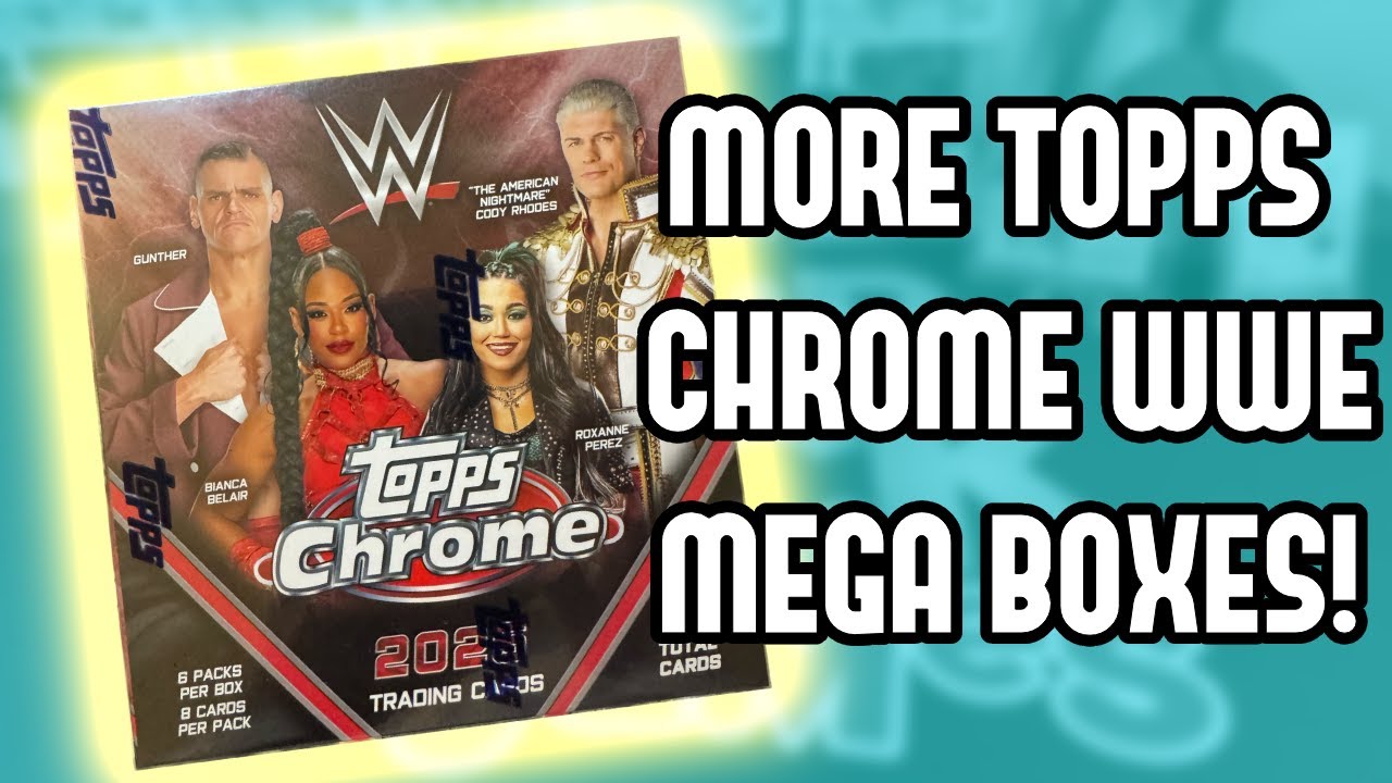 MORE 2025 TOPPS CHROME WWE MEGA BOXES!! - YouTube