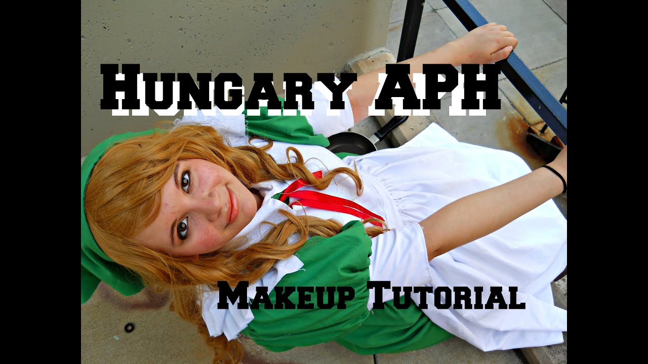 Hungary APH cosplay makeup tutorial - YouTube