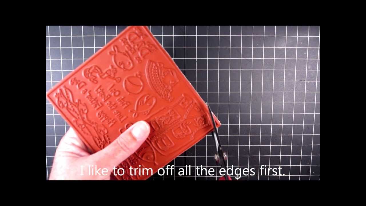 How to use Whipper Snapper Designs cling mount stamps - YouTube