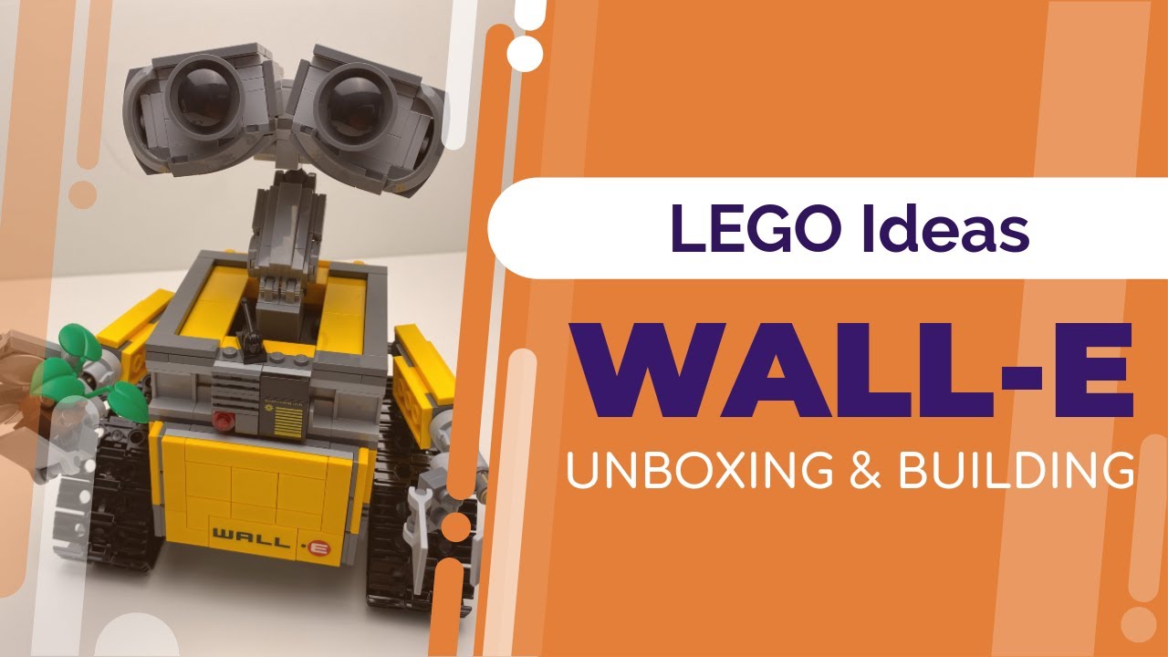 LEGO Ideas WALL•E - 21303 - Unboxing and Stop Motion Build - YouTube