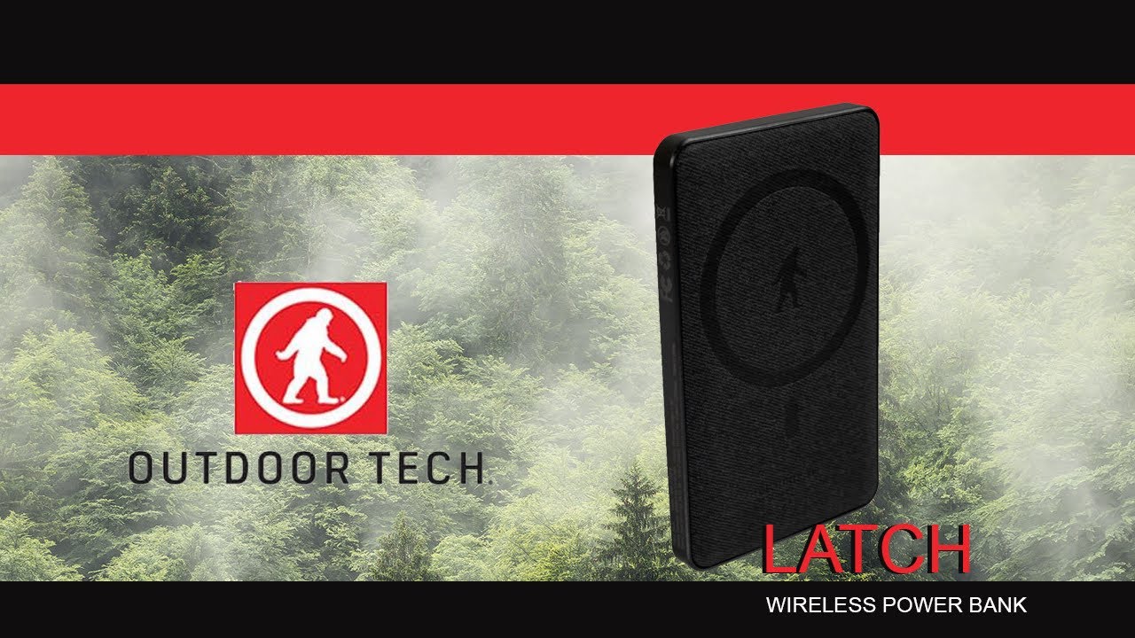 Outdoor Tech LATCH WIRELESS POWER BANK Unboxing - YouTube