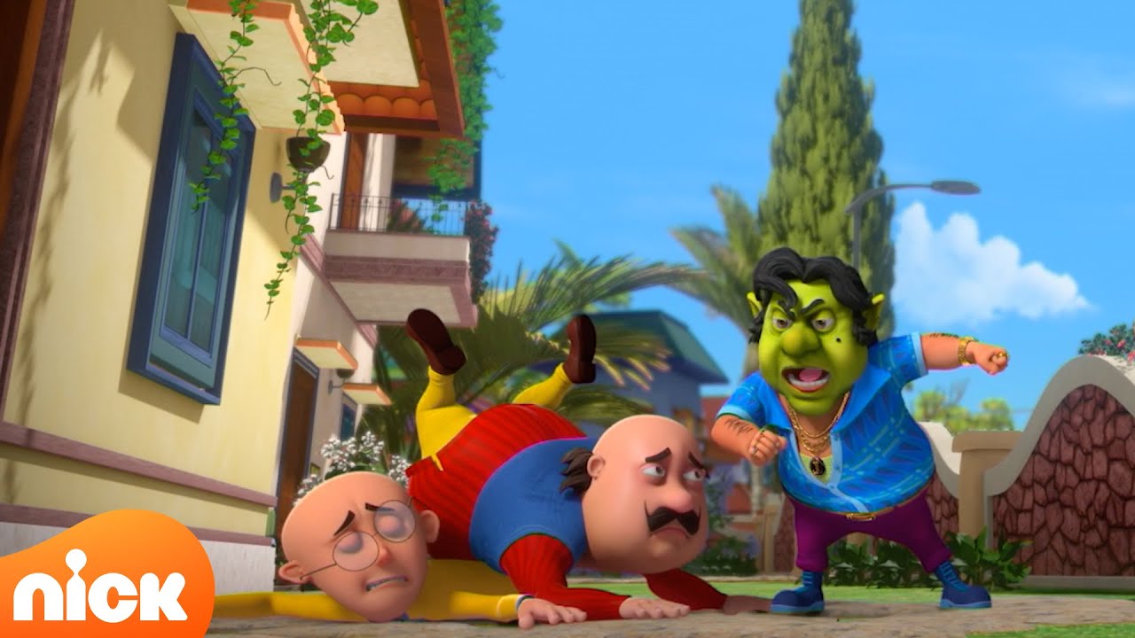 A scary monster in Furfuri Nagar! 😰 | Watch Motu Patlu on Nick! - YouTube