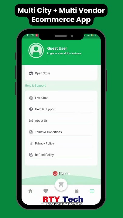 Multi Vendor App 1 Flutter Groceryapp Foodapp Shortvideo Flutterui Shortsyoutube