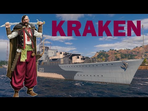 COSSACK KRAKEN, Captain & Ship build guide and review World of Warships Gameplay Tips & Fun ...