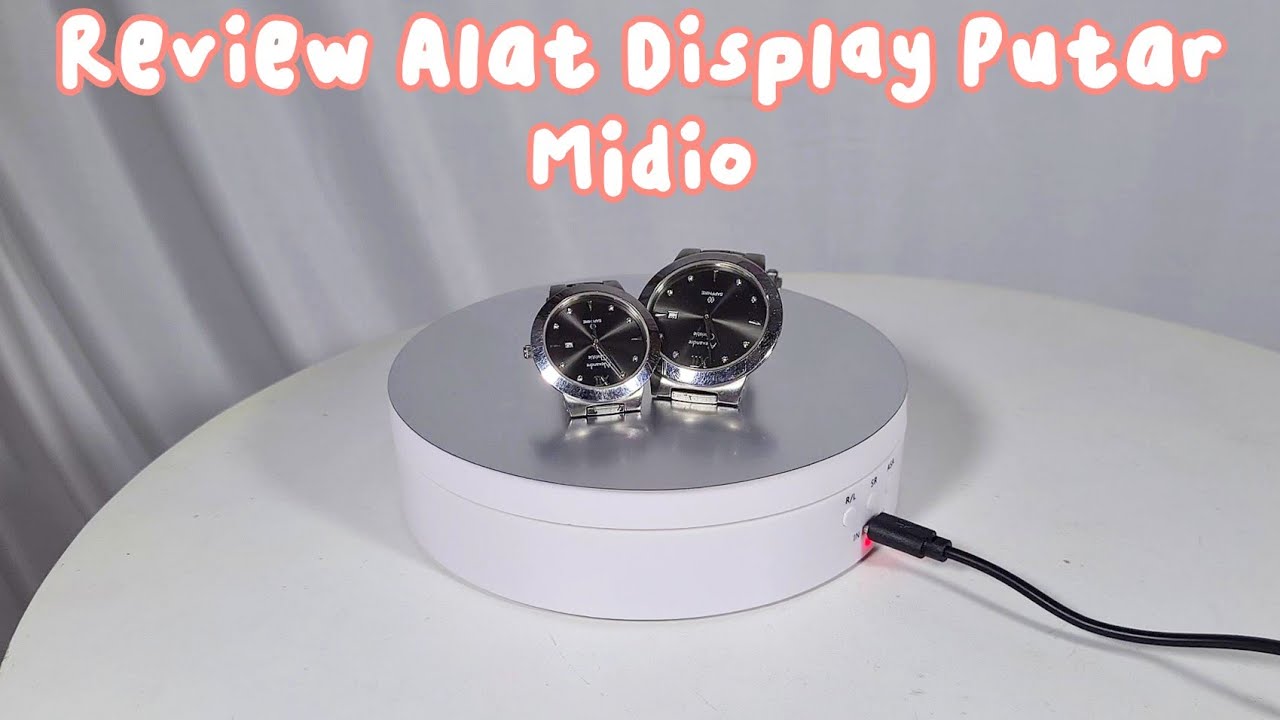 Review Alat Display Putar Produk Midio - YouTube
