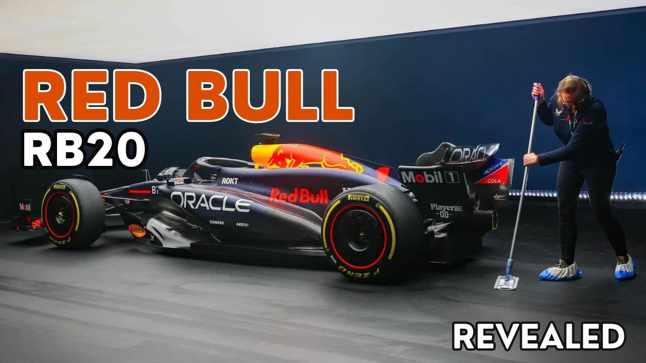 FIRST LOOK: Red Bull unveil their new RB20 car ahead of the 2024 season ...