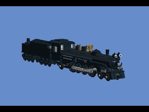 How To Build A Lego The Caboose Who Got Loose Locomotive (4-8-2) 1/3🇺🇲 ...