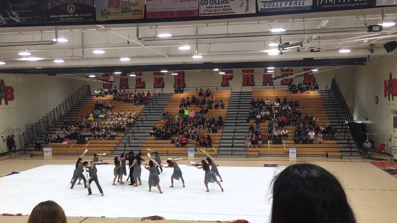 Brea Olinda High School Varsity Winter Guard @ HBHS 2/27/16 - YouTube