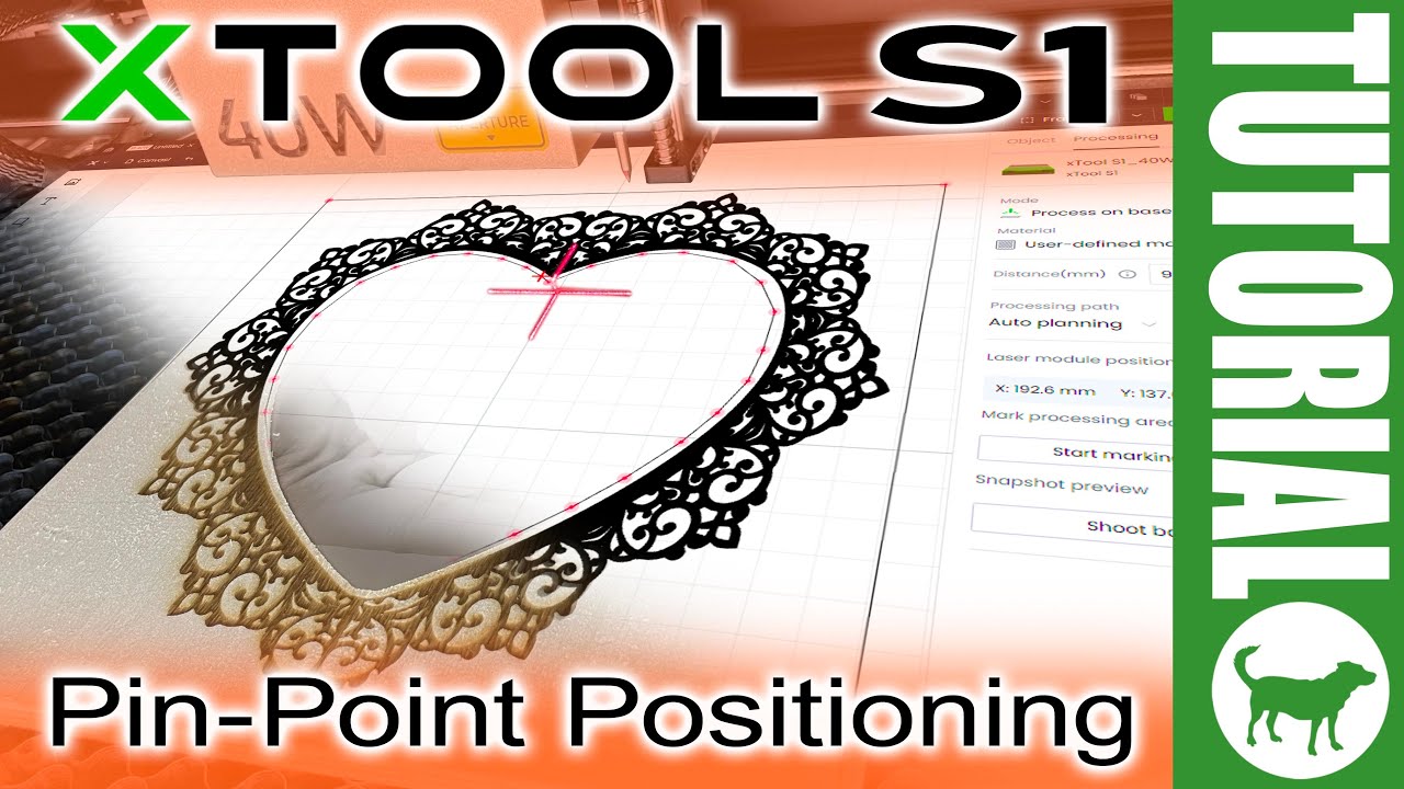 xTool S1 Pin-Point Positioning System Tutorial - YouTube