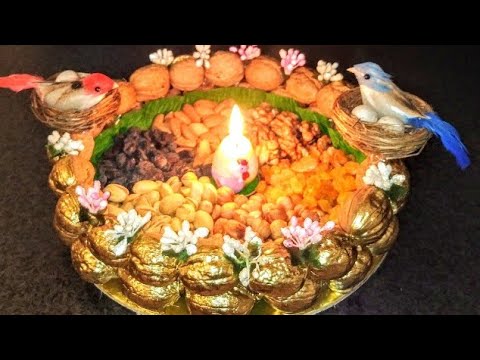 Хонча к празднику Новруз/Novruz xonçası, fərqli üsulda bayram xonçası
