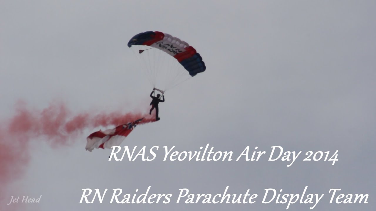 RN Raiders Parachute Display Team @ RNAS Yeovilton Air Day 2014 (HD ...