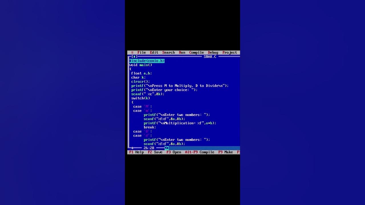 C Program To Calculate Multiplication And Division Using Switch Case c-program-to-calculate-multiplication-and-division-using-switch-case