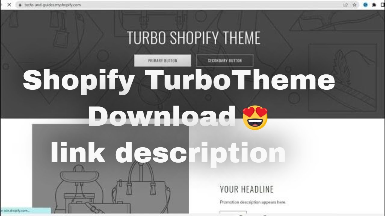 How To Customize And Download Shopify Turbo Theme - YouTube