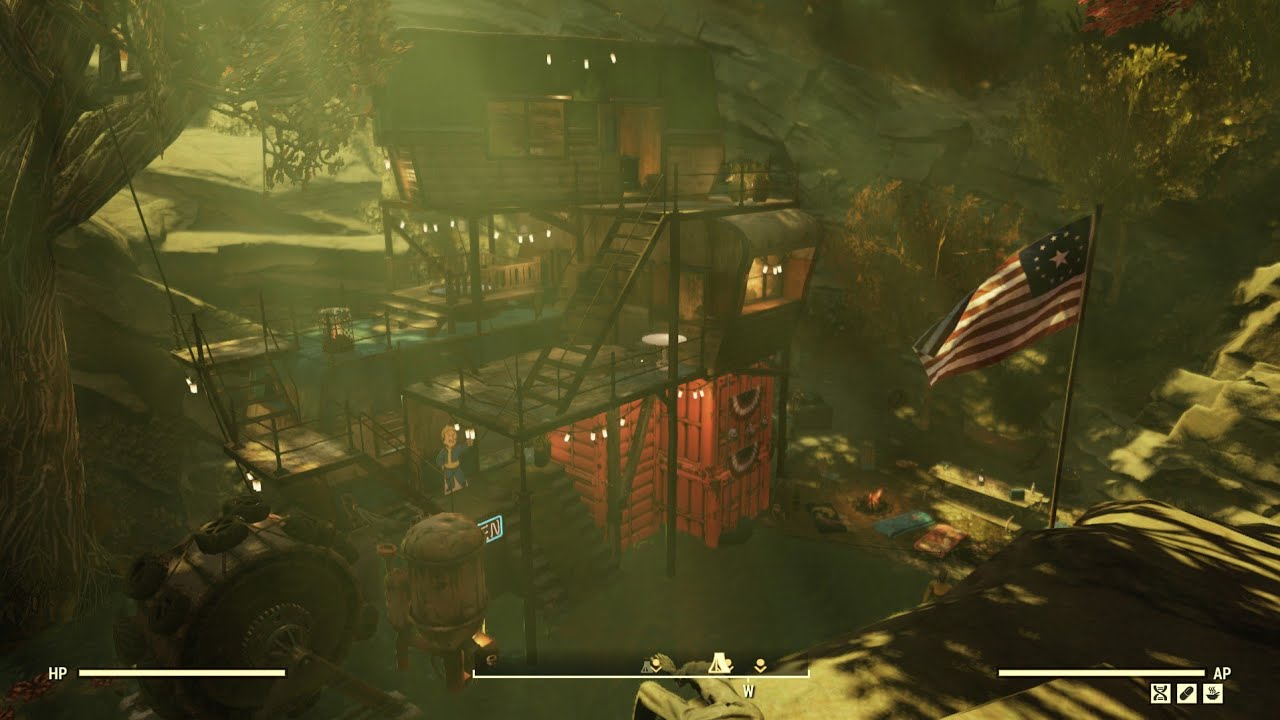 Camping Spot Camp on Fallout 76 - YouTube