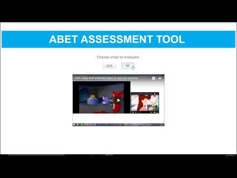 Tutorial Abet Assessment Tool