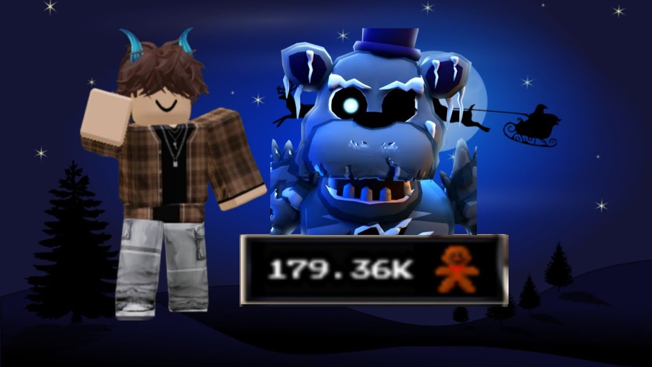 I finally got my hands on a dark ice freddy in fnaf TD - YouTube