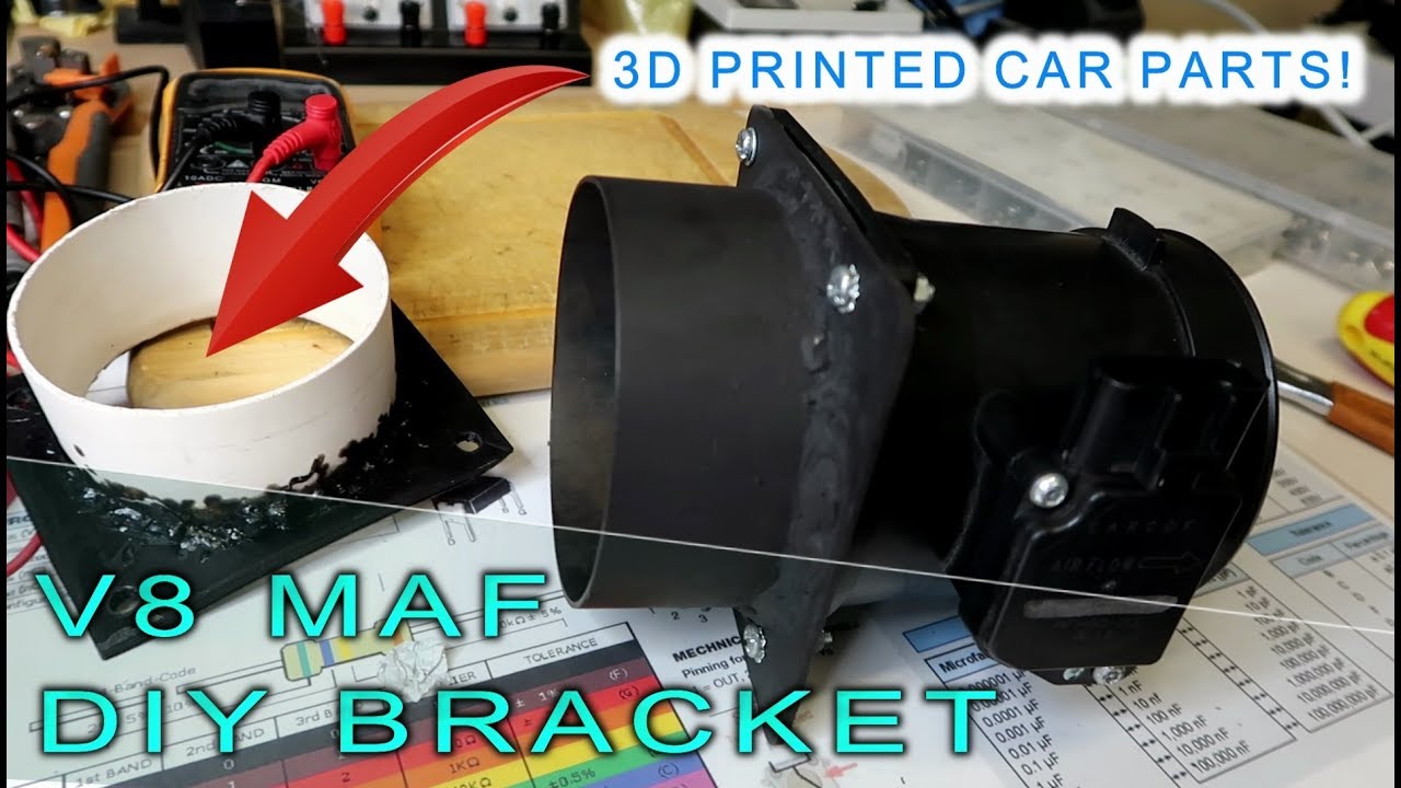 V8 Mass Air flow Sensor Bracket DIY! (for the Ford Falcon) - YouTube