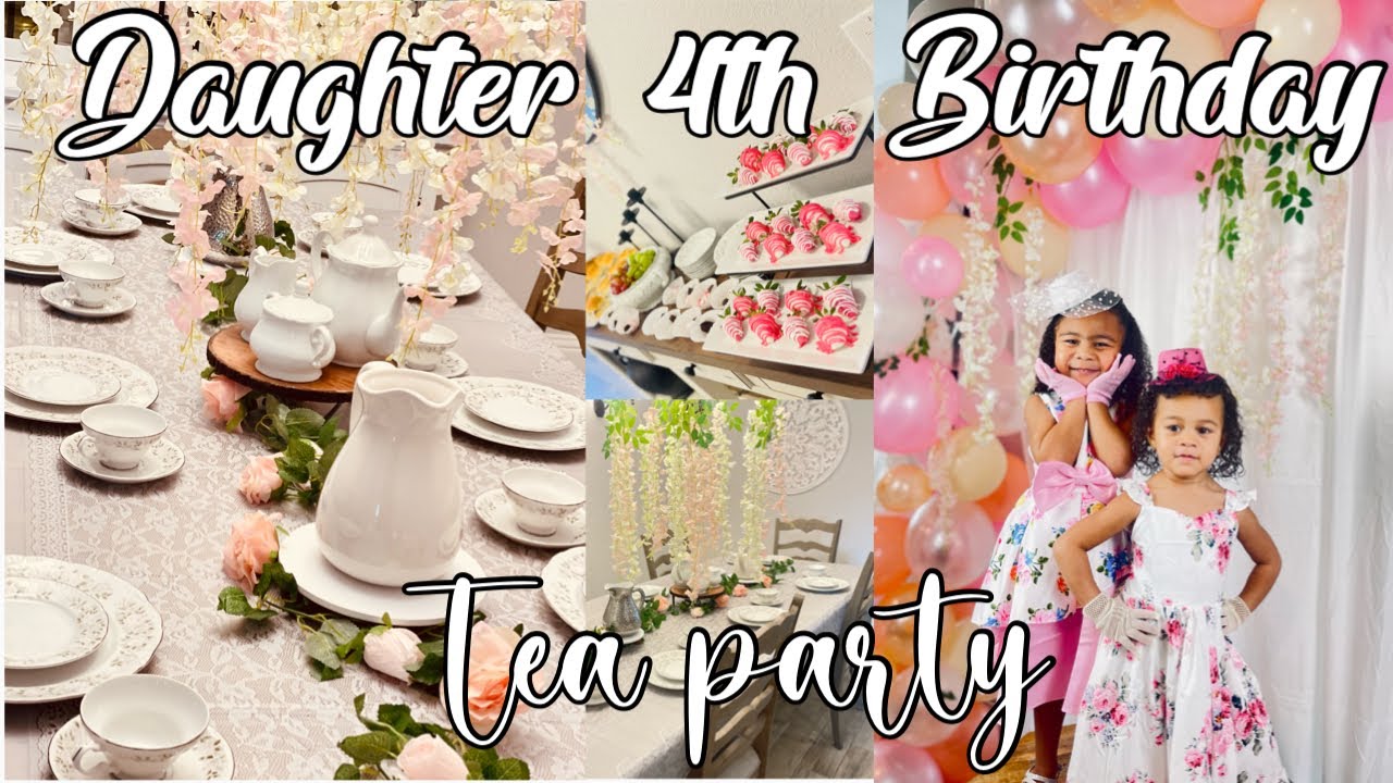 4th Birthday Tea Party | Clean with me | - YouTube
