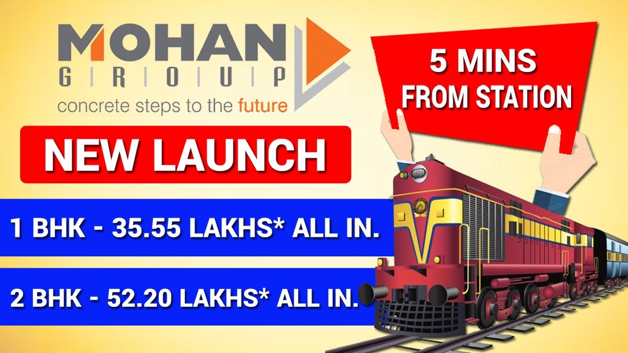 Mohan Group 🏘️ New Launch 🔥 In Ambernath | Flats in Ambernath near Station | 1 & 2 BHK ...