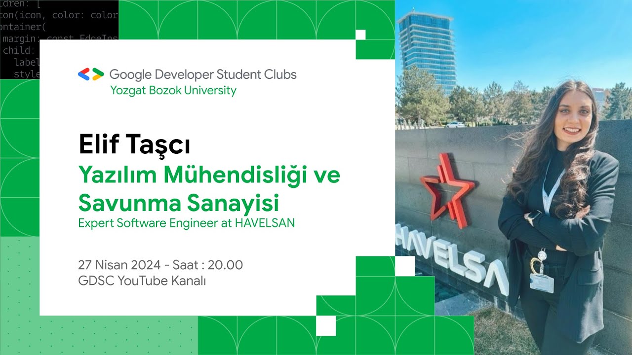 Online Kariyer Günleri : Elif Taşcı - Expert Software Engineer at ...