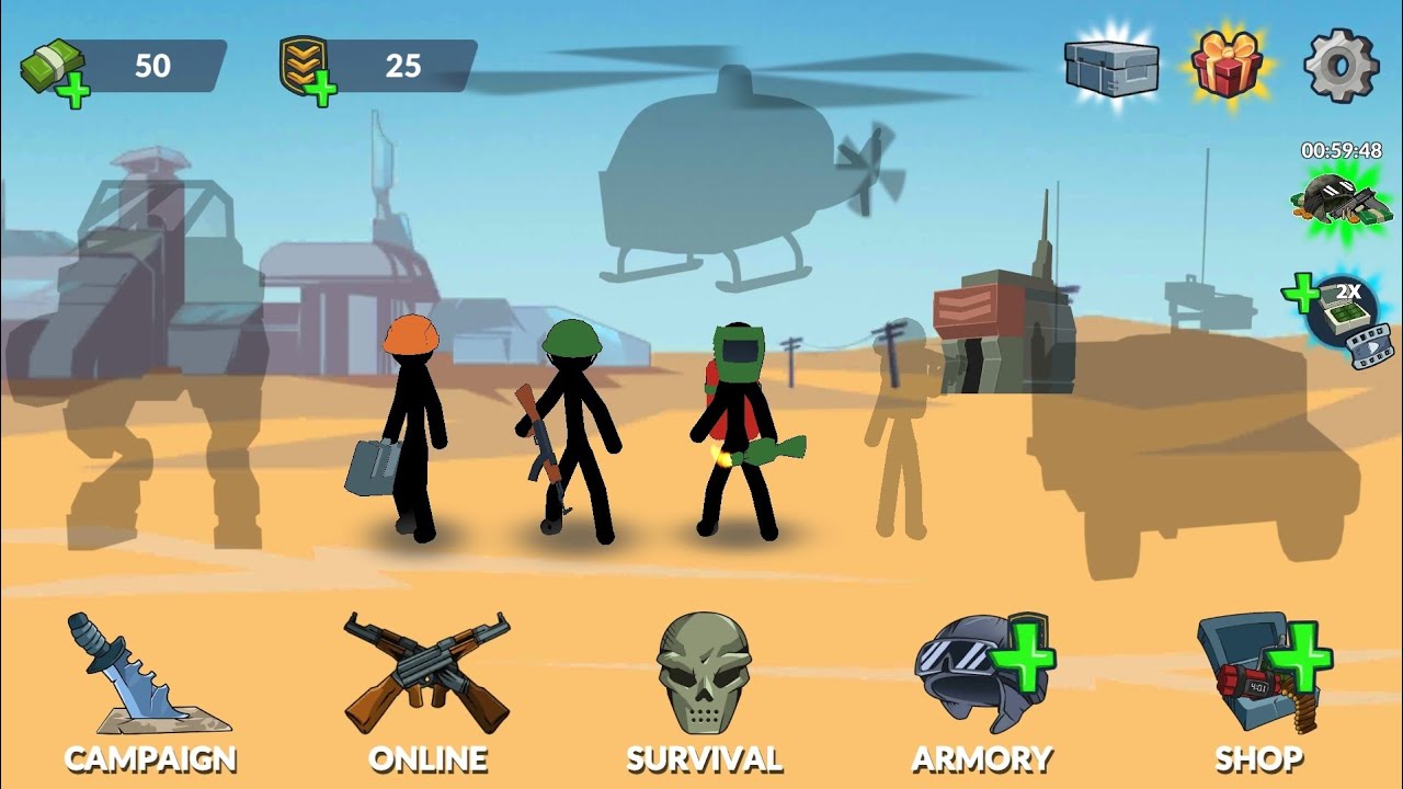 stickman world lupte pentru terenurile de aur - YouTube
