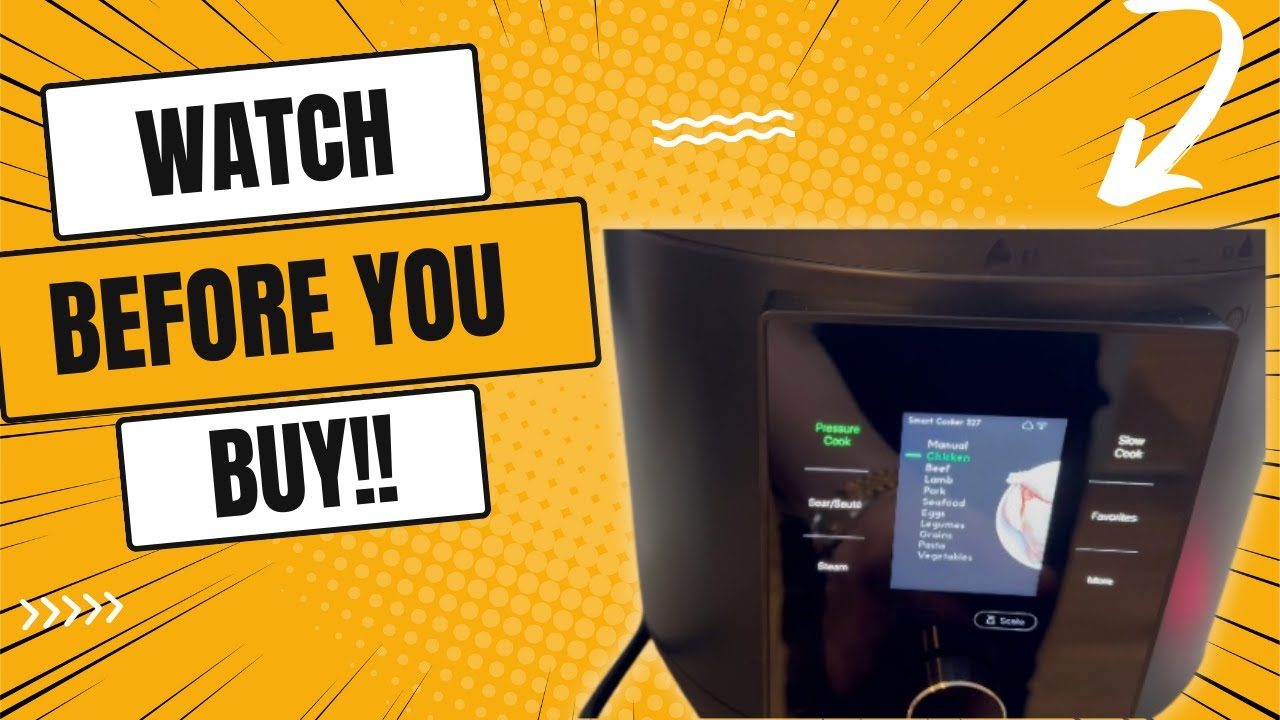 Review of CHEF iQ Smart Pressure Cooker - YouTube